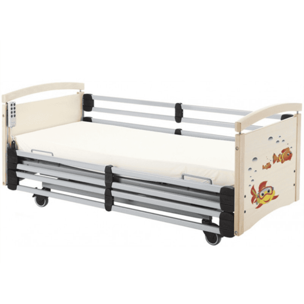Aluminium Sliding Bed Rails for Paediatric Bed | Meditec