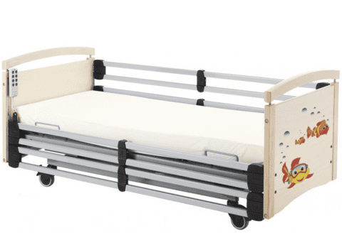 Aluminium Sliding Bed Rails for Paediatric Bed - HC - Meditec